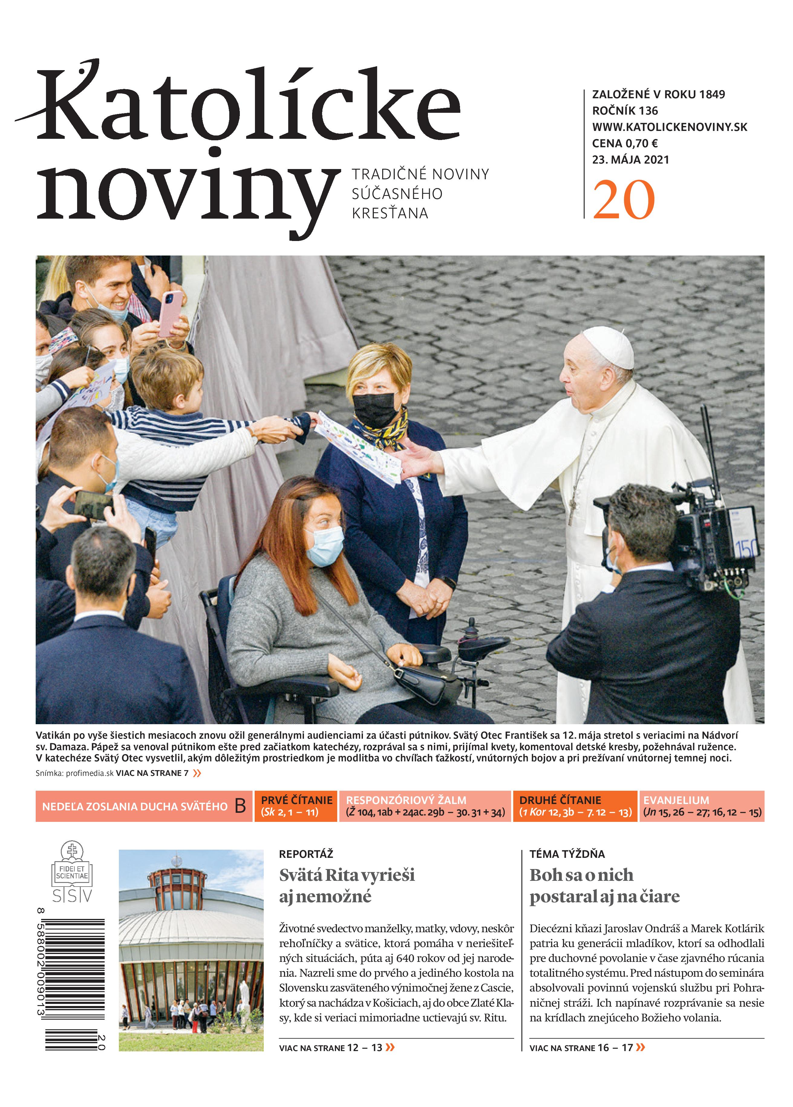 Číslo 20/2021 - Aktuálne číslo - Katolícke noviny