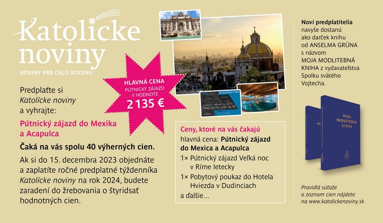 PREDPLATITEĽSKÁ SÚŤAŽ 2023 - Súťaže - Katolícke noviny
