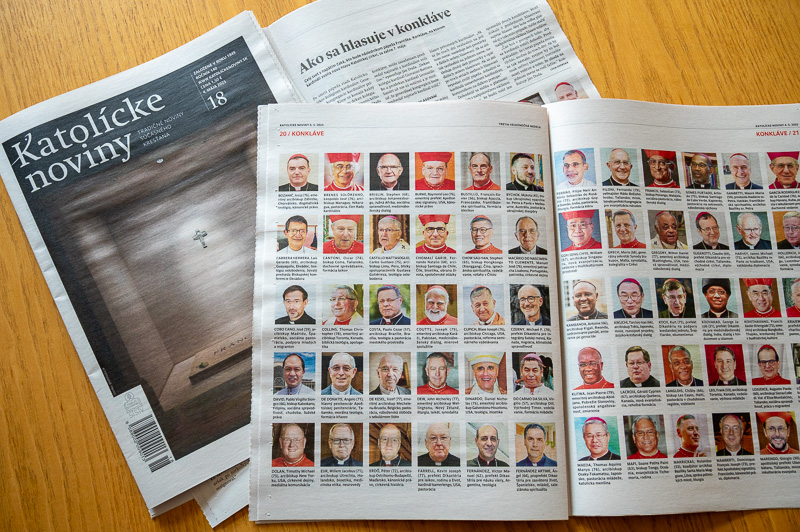 V KN 18 nájdete zoznam kardinálov, ktorí budú voliť v konkláve ...